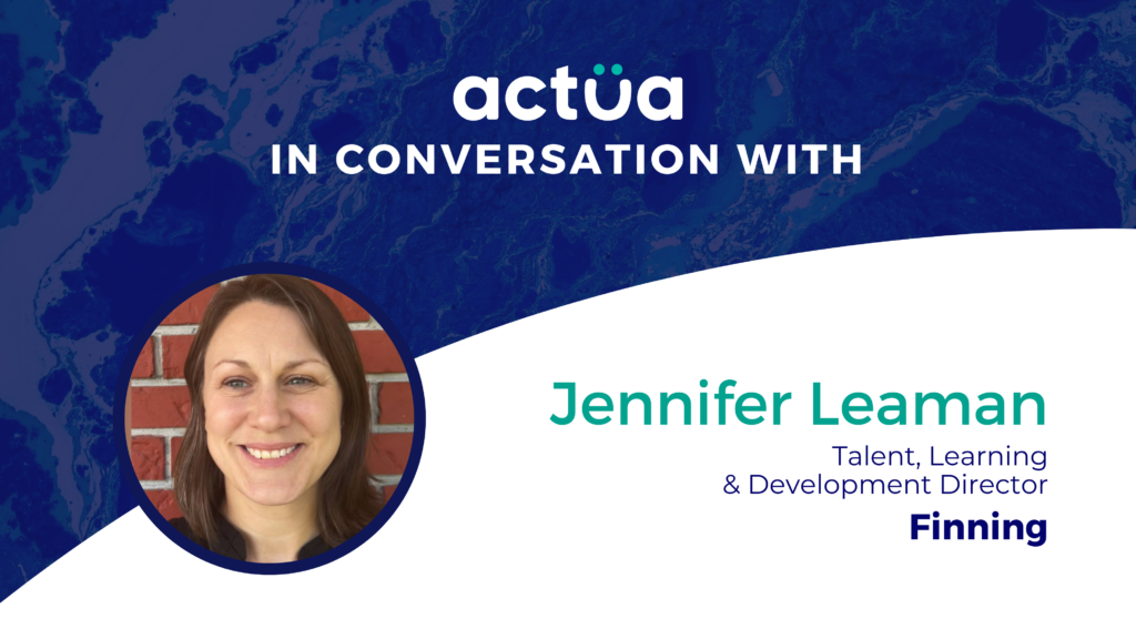 Actua in Conversation with Jennifer Leaman, Finning | Actua Actua in Conversation with Jennifer Leaman, Finning | Actua